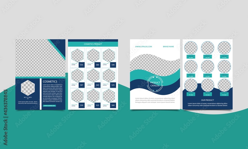 Stockvector simple modern professional business catalogue design ...