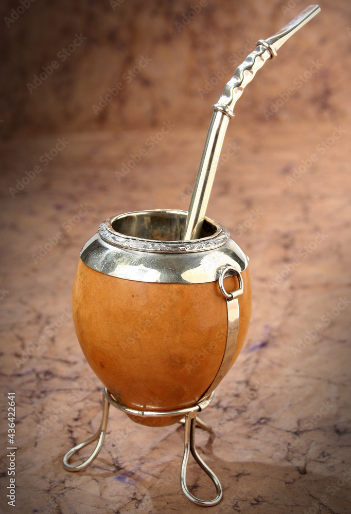 Mate: South American infusion. Typical drink of the gauchos, culturally ...