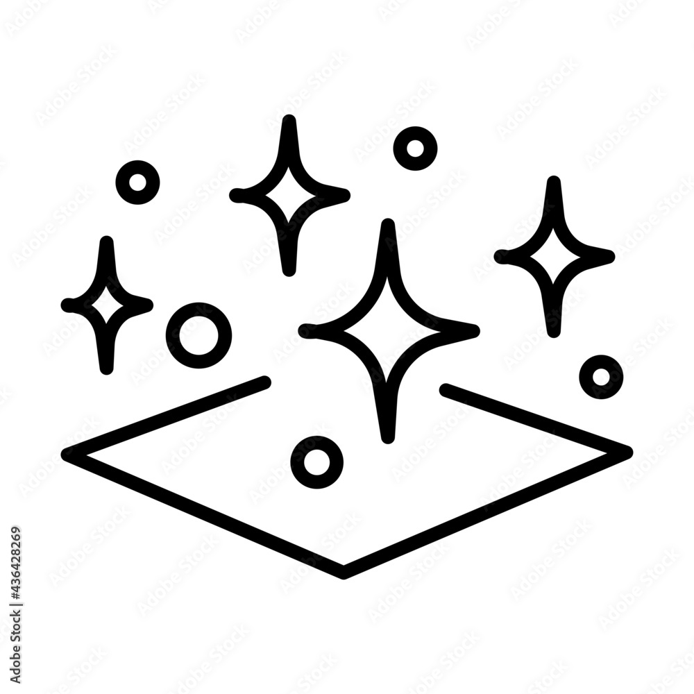 clean surface icon, easy cleaning Stock Vector | Adobe Stock