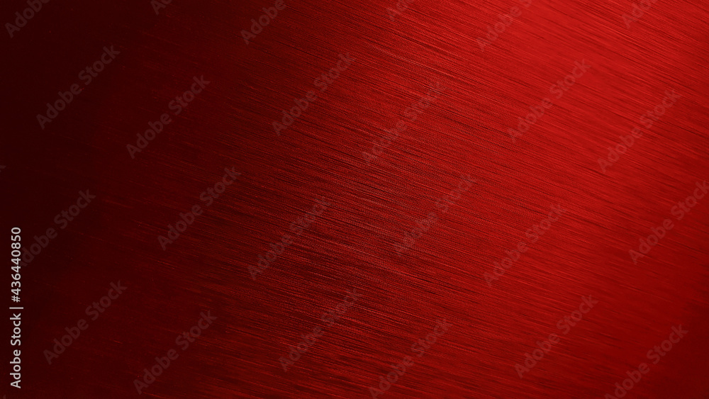 red metal texture background. aluminum brushed in dark red color. close ...