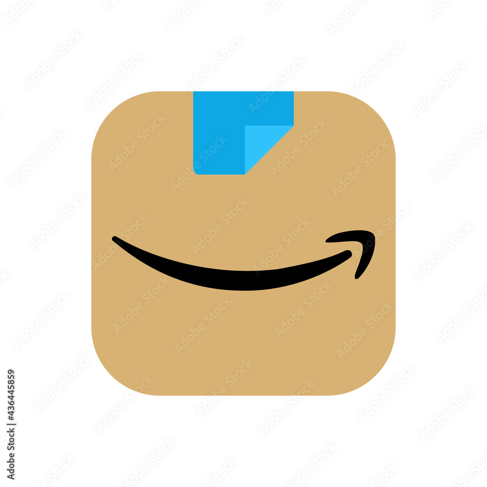 Amazon app new logo Stock Vector | Adobe Stock