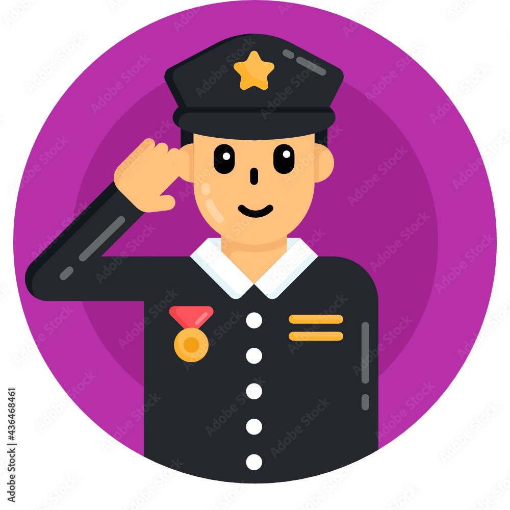 Policeman Stock Vector | Adobe Stock Policeman Stock Vector | Adobe Stock