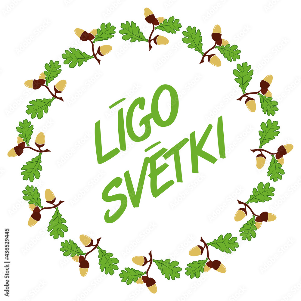 Logo of Latvian national event with traditional symbols and text in ...
