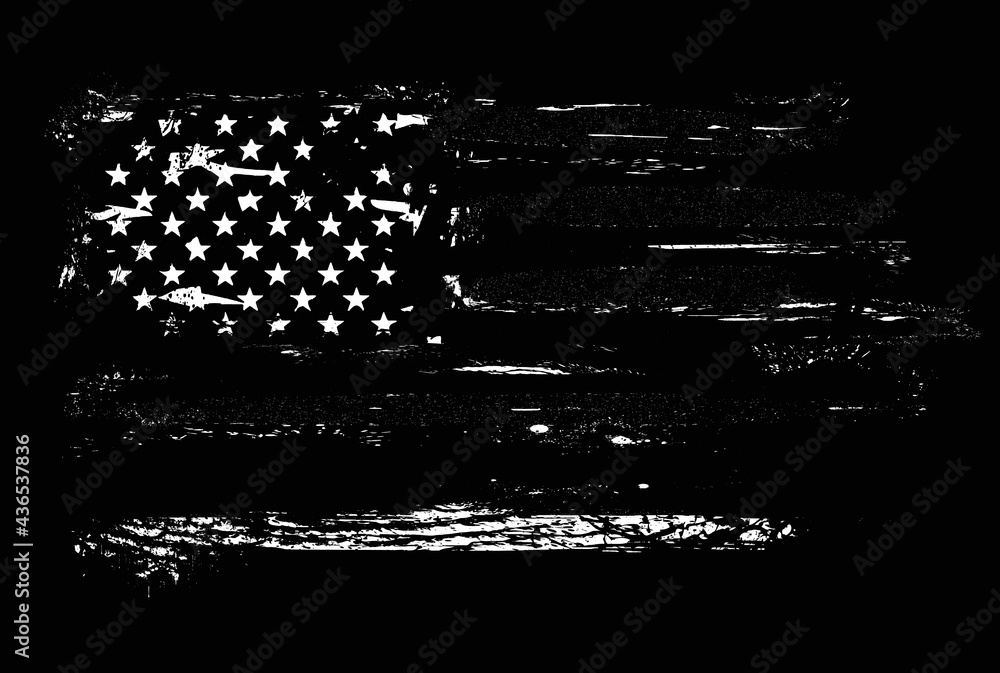 American Flag Dripping Paint Design. USA Flag. Distressed American flag ...
