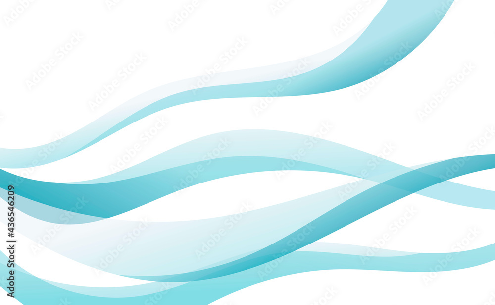 Abstract horizontal digital vector background. Smooth gradient ribbons ...