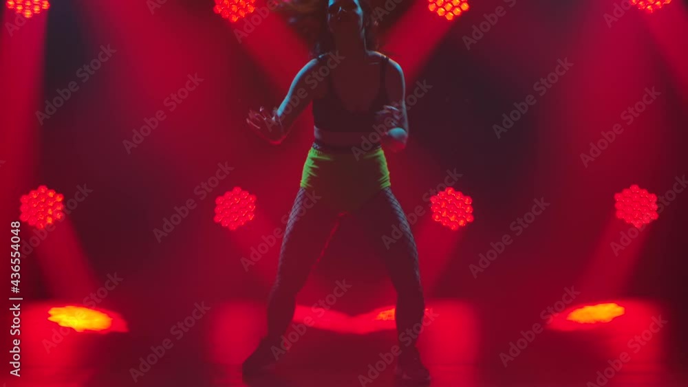 Female Dancer Shakes Ass Dancing Twerk Beautiful Women Dancing Booty Dance And Seductively