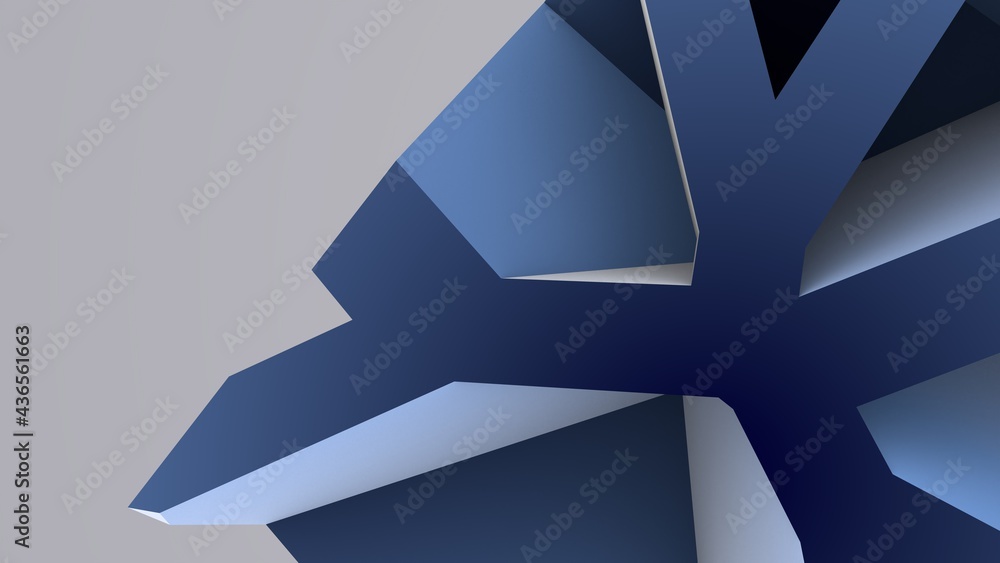 Abstract blue background from planes and lines. Stock Illustration ...