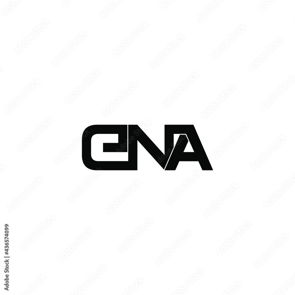 ena letter original monogram logo design Stock Vector | Adobe Stock