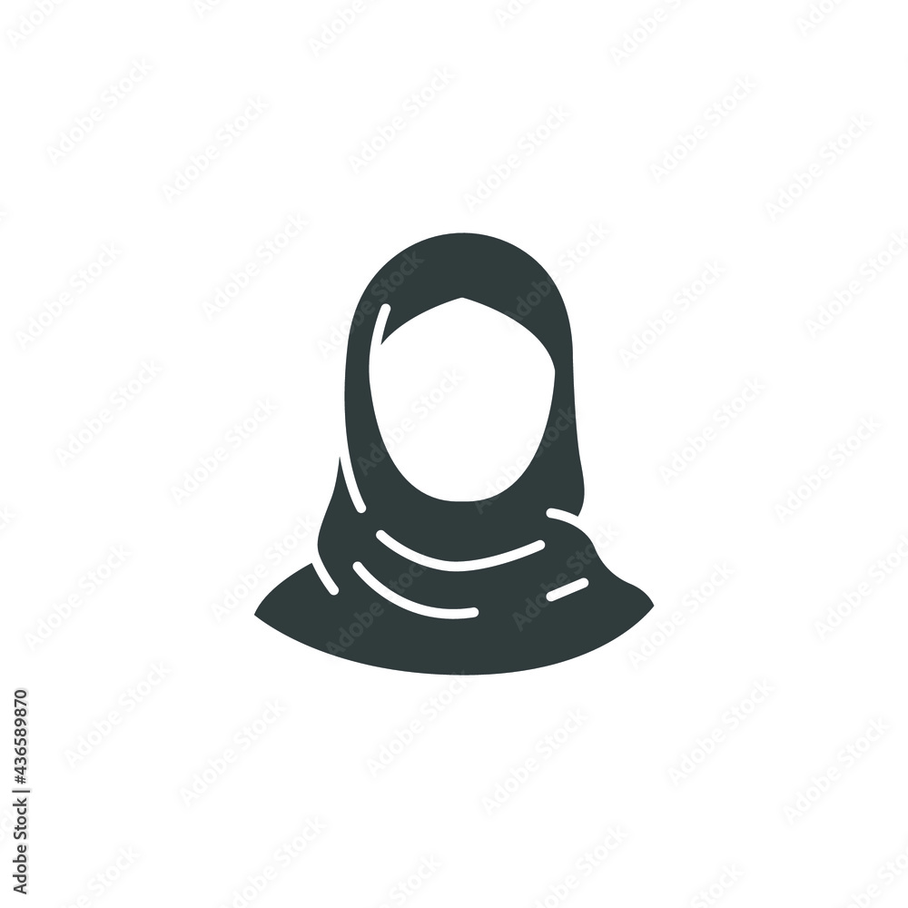 Women hijab icon. female saudi arab. islam lady. Beautiful muslim girl ...