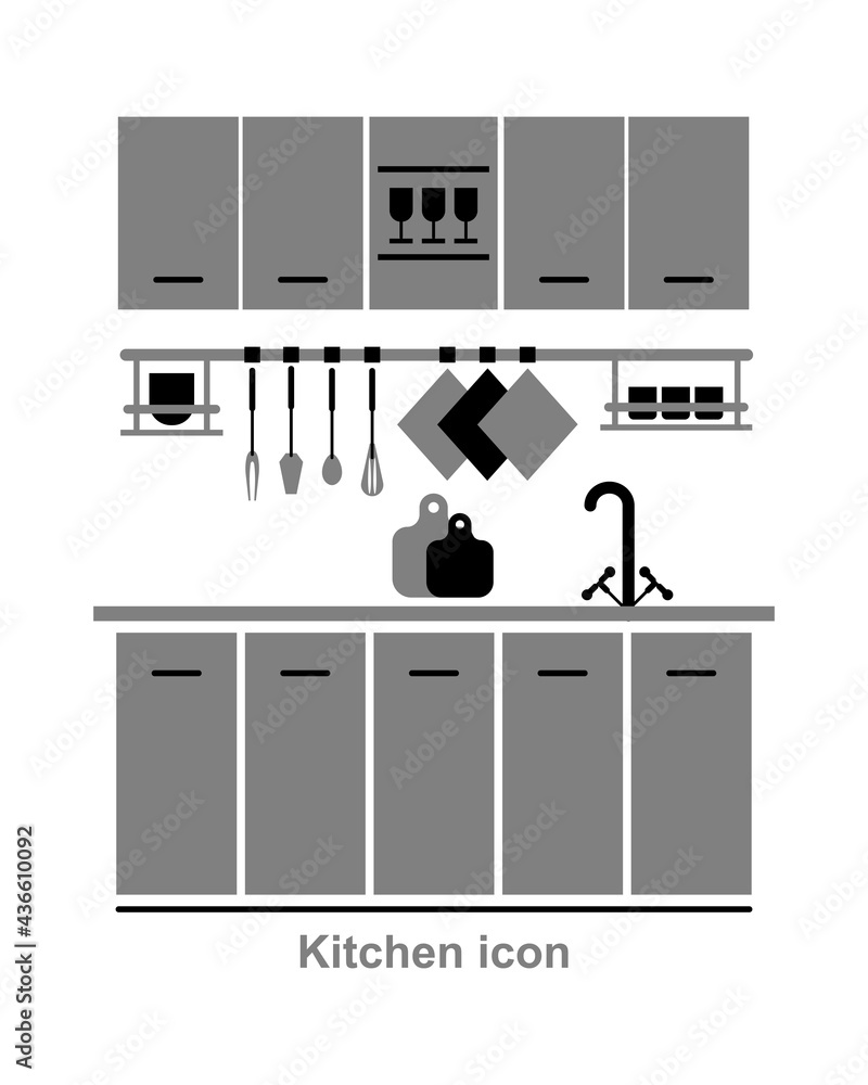 Kitchen Furniture Icon