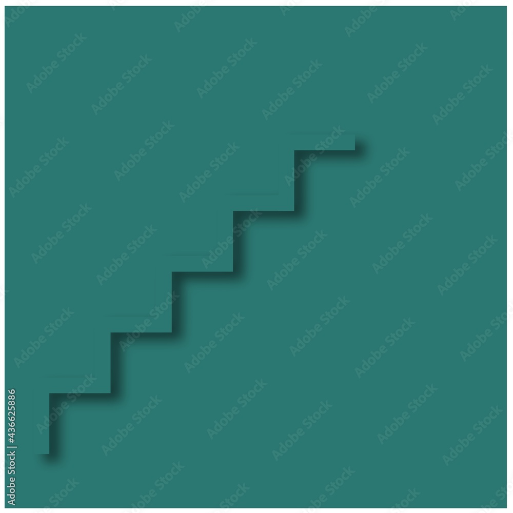 Beautiful stairs, great design for any purposes. Abstract art nature ...