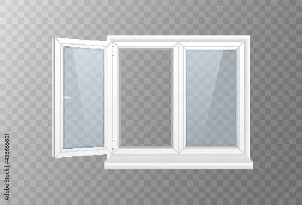 Set of realistic windows metal roller blind. Stock Vector | Adobe Stock