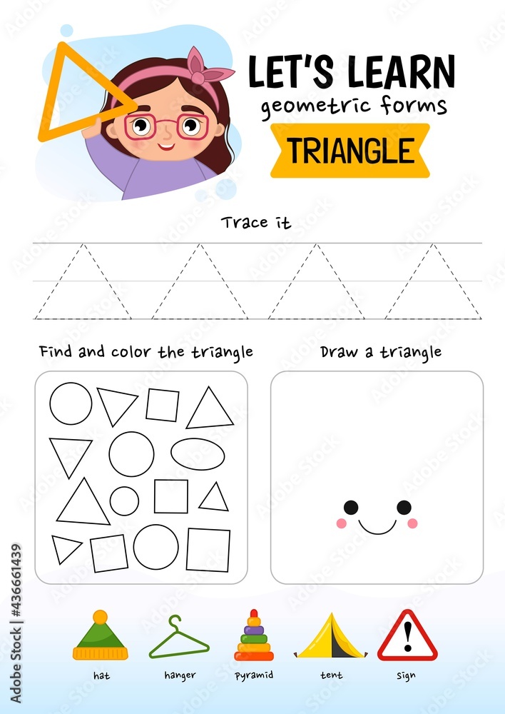 Handwriting practice sheet. Basic writing. Educational game for ...