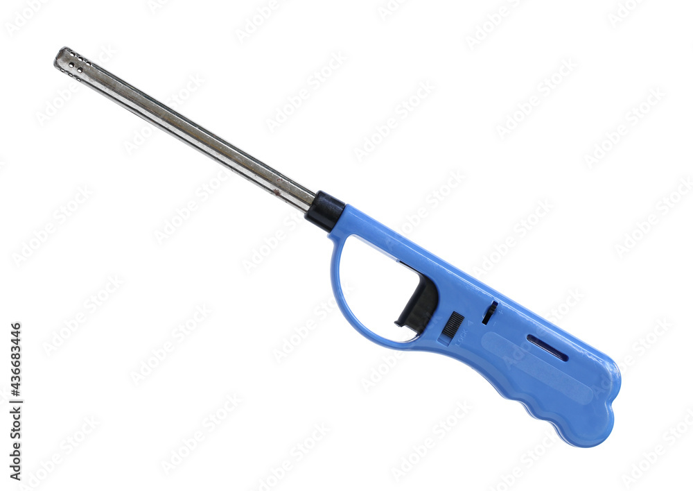 Gas stove igniter lighter gun (with clipping path) isolated on white ...