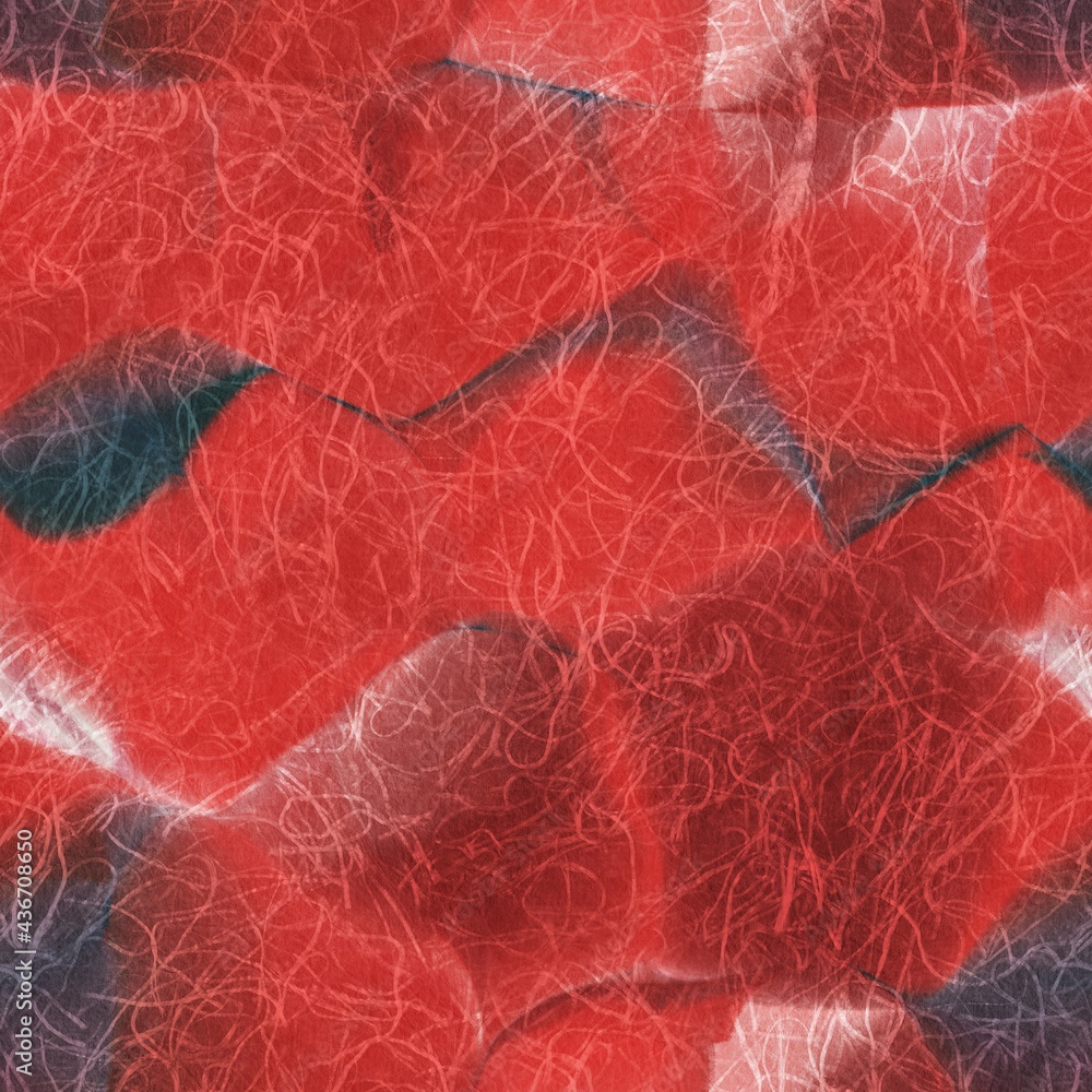 Seamless abstract blobs of color with intricate paper texture overlay ...