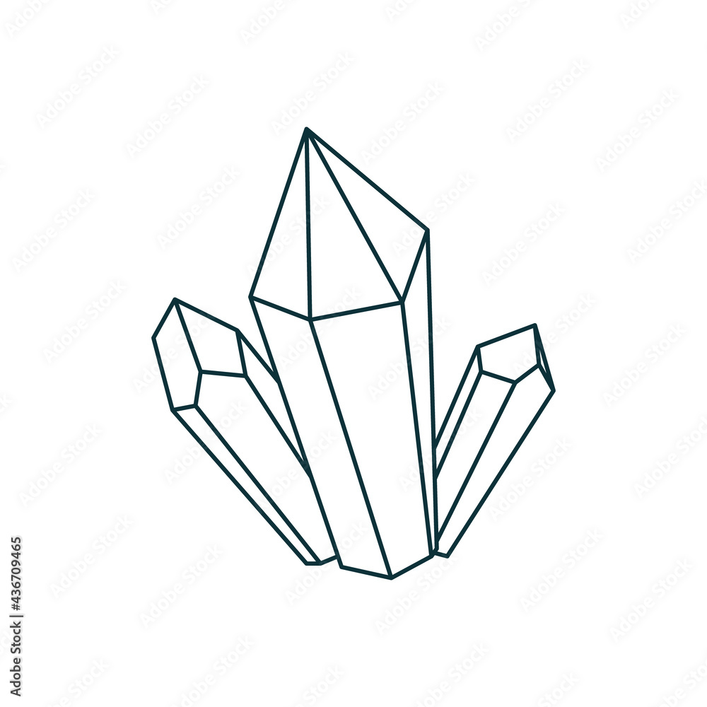 Easy Crystal Drawing