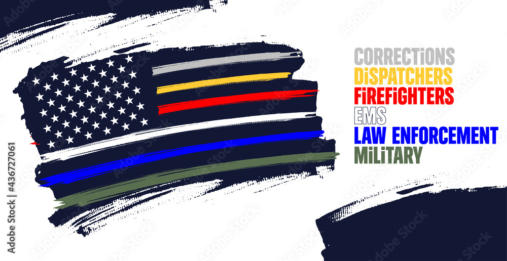 The all line, Distressed american flag vector template. Symbol of ...