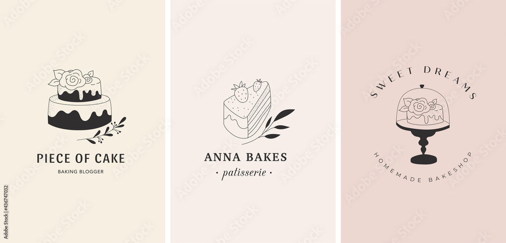 Modern Bakery Logos
