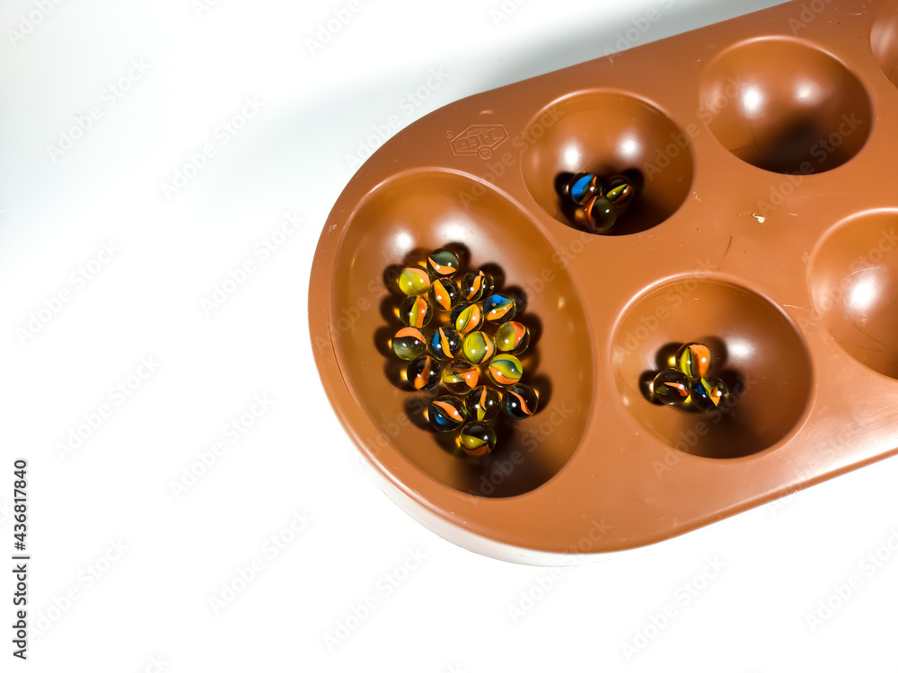 Malaysia, Perak, 27 May 2021: Congkak (in malay) is a kind of ...