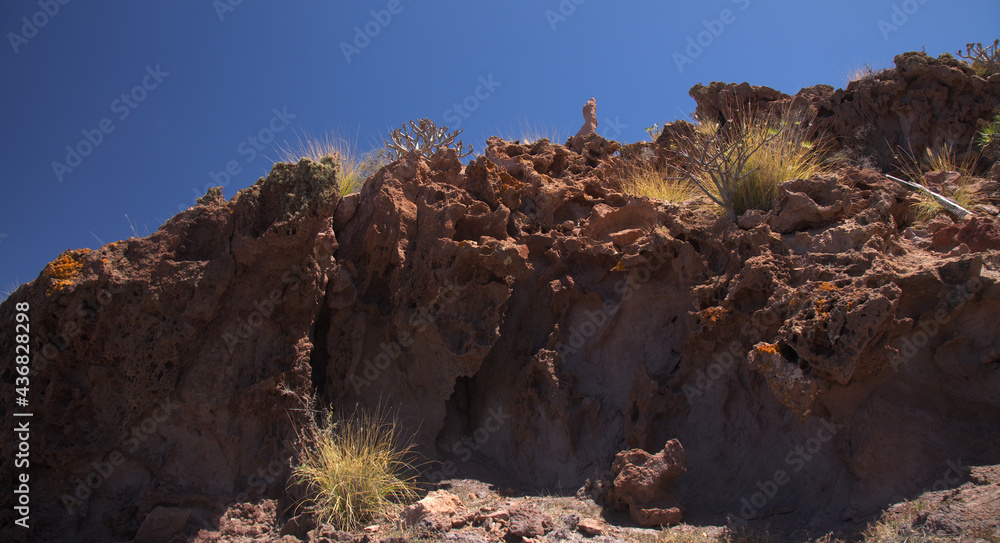 Fotografia do Stock: Gran Canaria, landscape of the western part of the ...