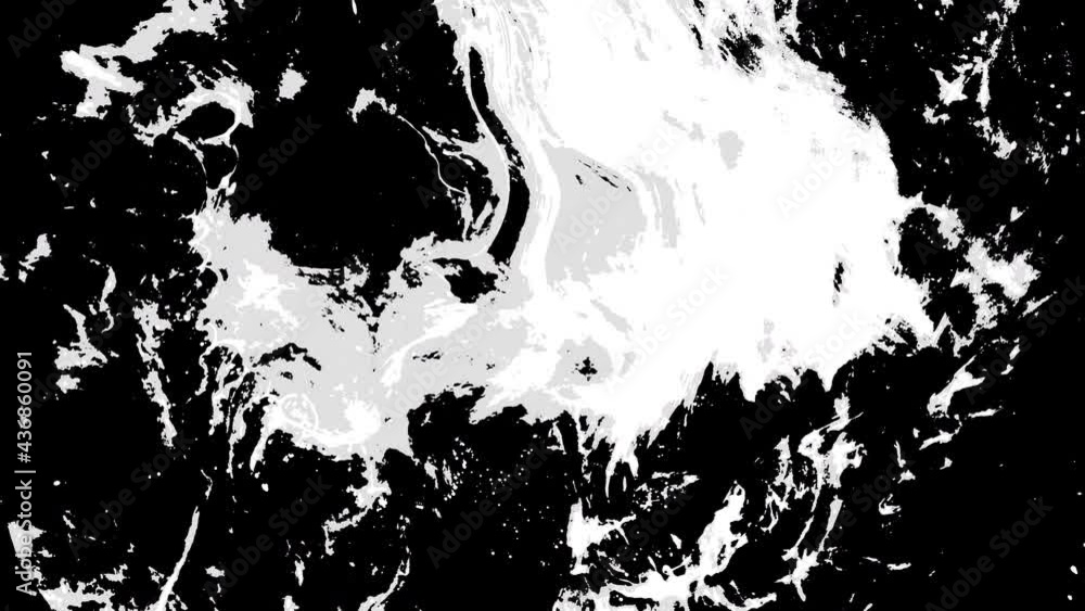 Abstract Black to White Grunge Fluid Flow Transition Background. Visual ...