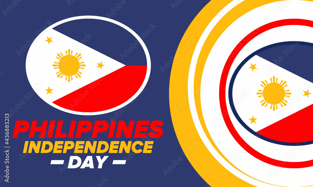 Vecteur Stock Philippines Independence Day. Celebrated annually on June ...