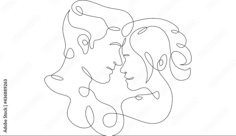 Two Lovers Drawing