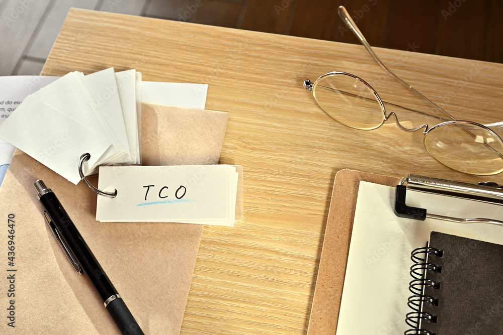 There is a word book with the word of TCO which is an abbreviation for ...