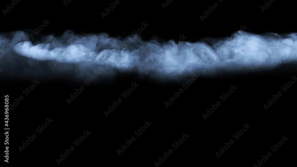Abstract white smoke in slow motion. Smoke, Cloud of cold fog in light ...