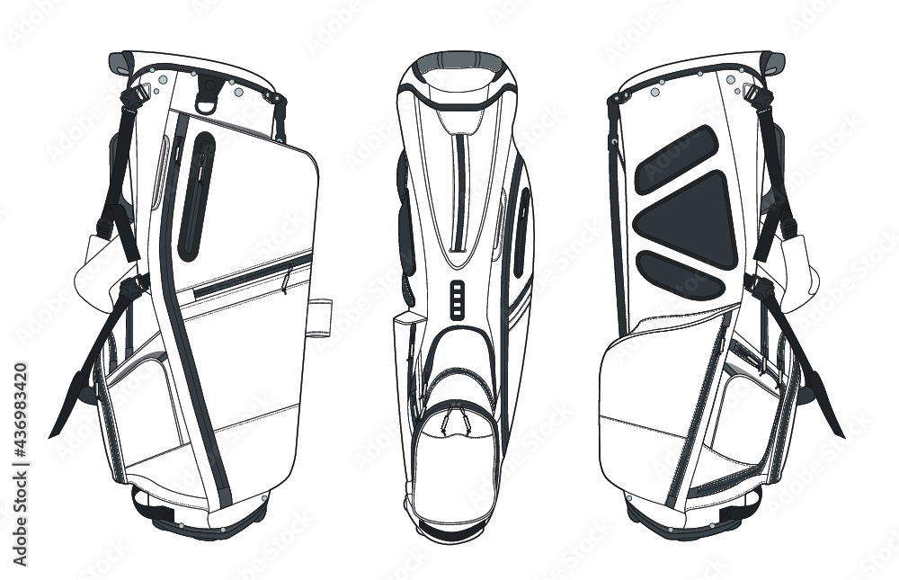 Golf Bag Vector