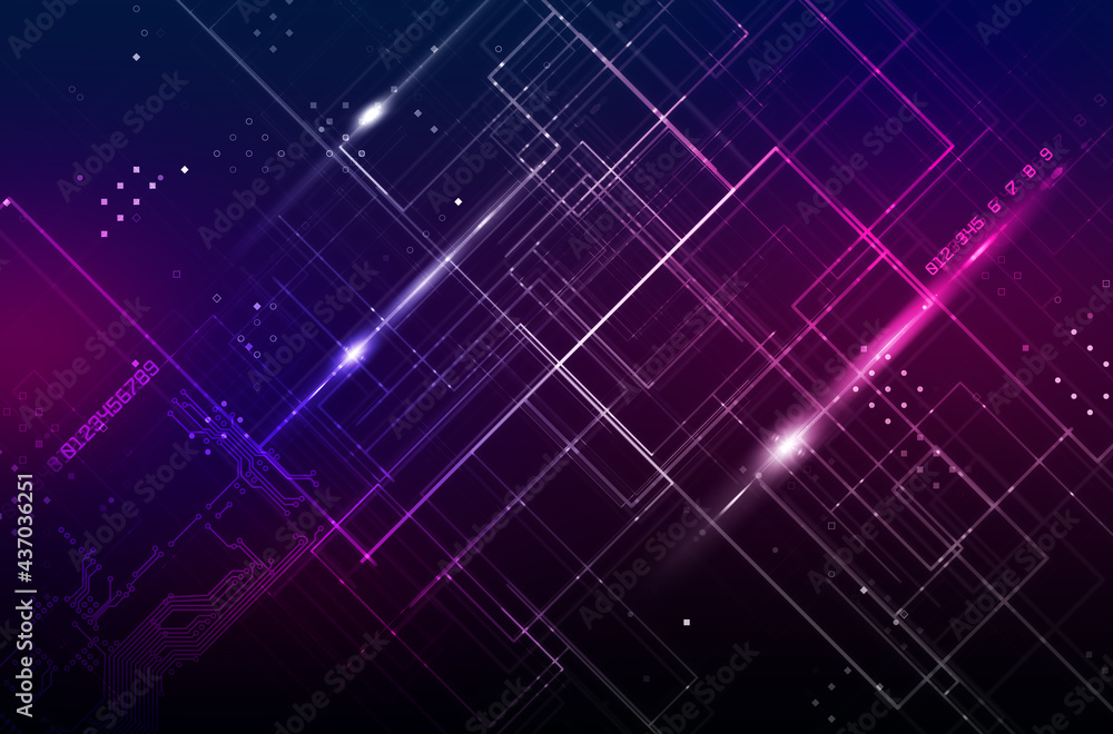 Abstract Technology background. Modern technology background design ...
