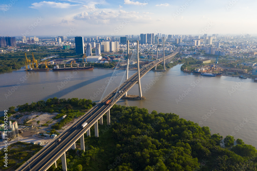 Phu My Bridge is the largest Bridge in Vietnam and an important part of ...