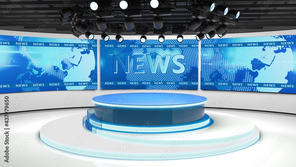 Newsroom Background Stock