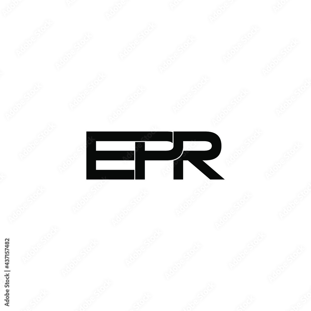 epr letter original monogram logo design Stock Vector | Adobe Stock