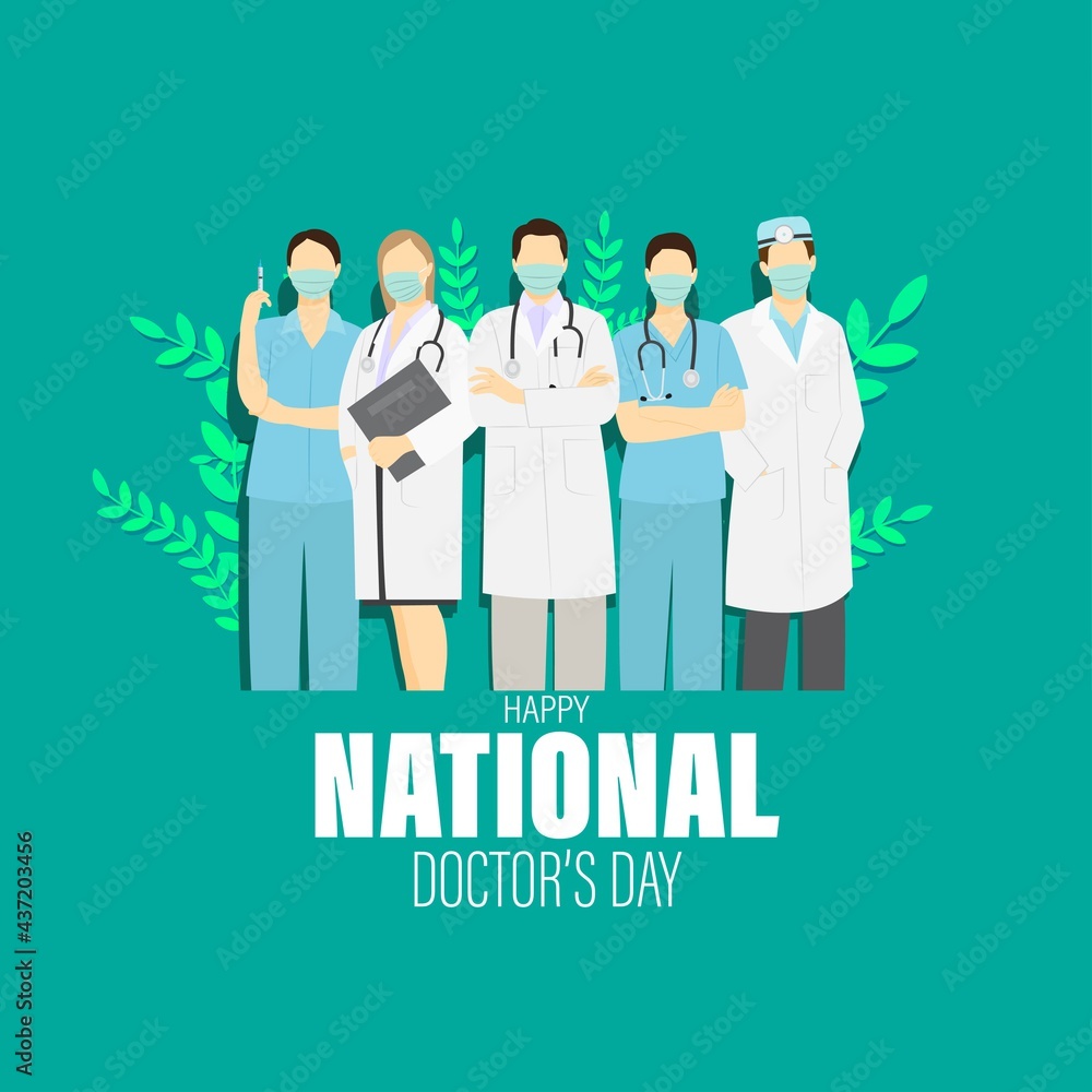 vector illustration for doctors day Stock Vector | Adobe Stock