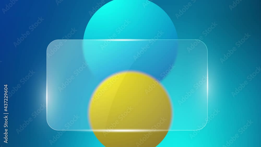 Blue background with transparent credit card design in 4k video. Stock ...