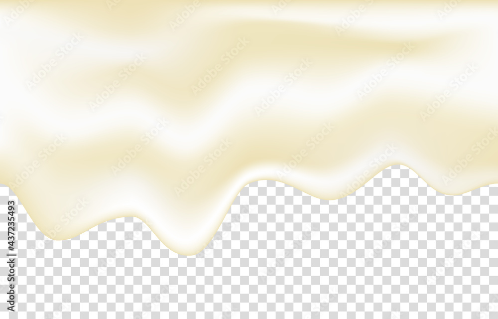 Dripping honey drip, yellow syrup, caramel, jam, liquid oil. Stock ...