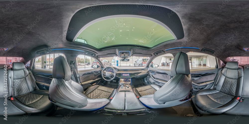 Tbilisi, Georgia - May 6, 2021: Full 360 by 180 degree angle ...