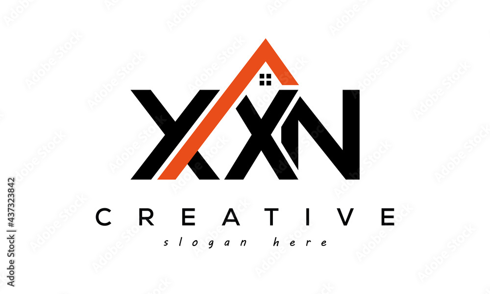 initial XXN letters real estate construction logo vector Stock Vector ...