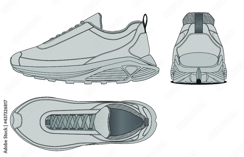 Running Shoe Template
