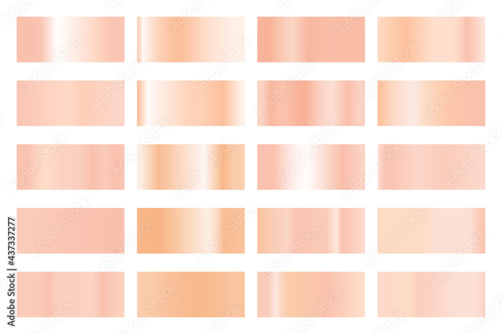 Metalic gradient collection with shiny colorful hologram. Holographic ...