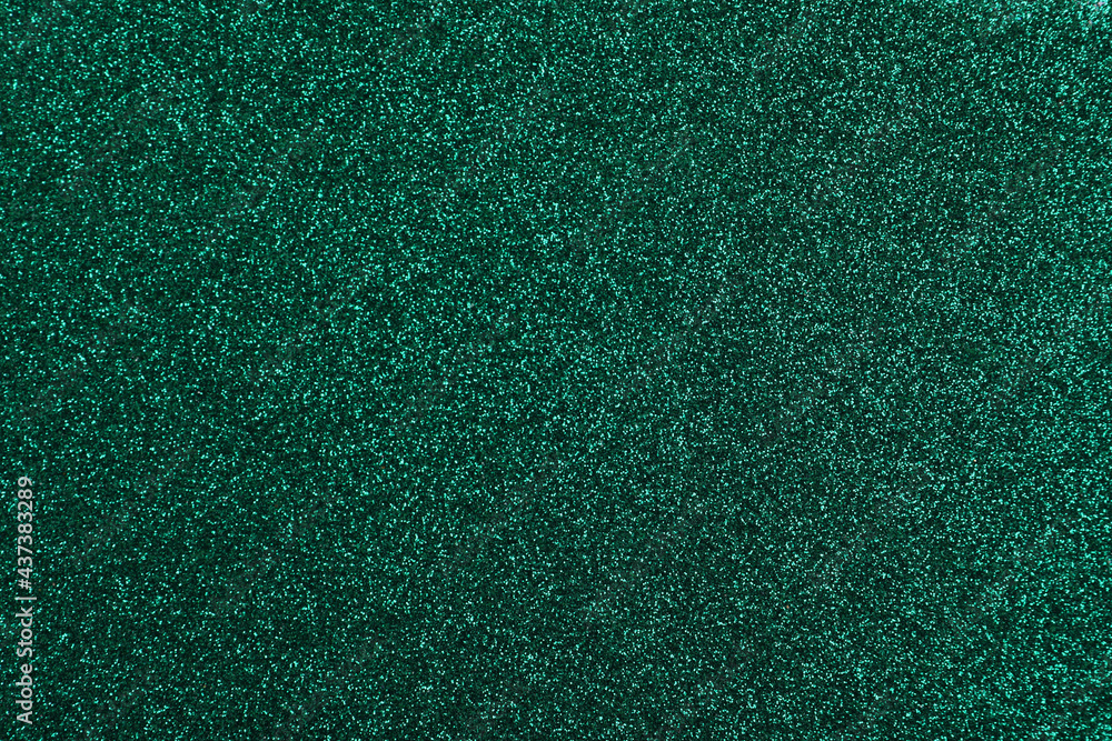 Dark Green Glitter Background