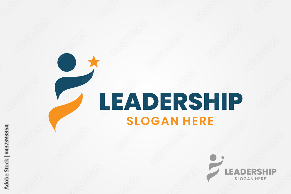 Success people logo template design. Leadership logo concept. Healthy ...
