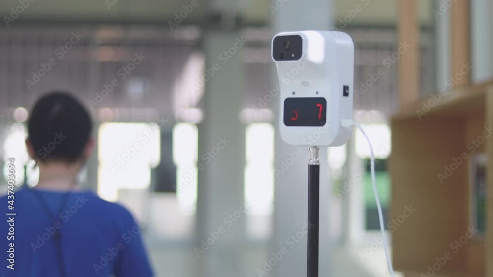 Contactless body temperature sensor, Body temperature measurement ...