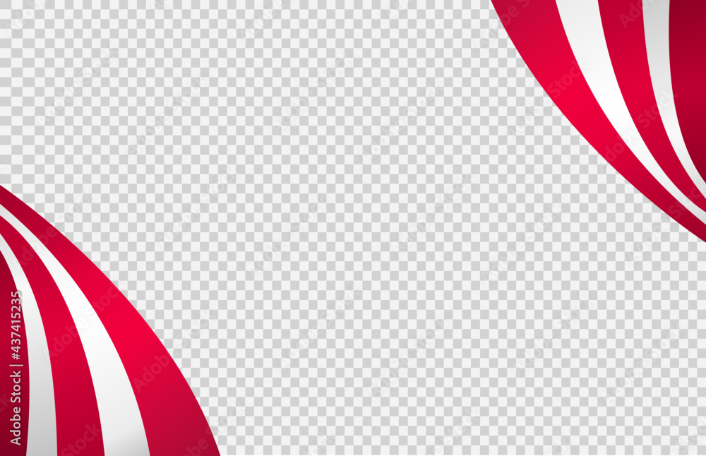 Long waving flag of American isolated on png or transparent background ...