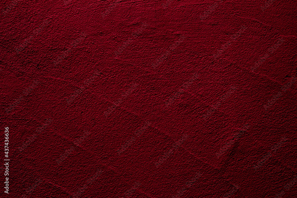 Crimson colored wall background with textures of different shades of ...