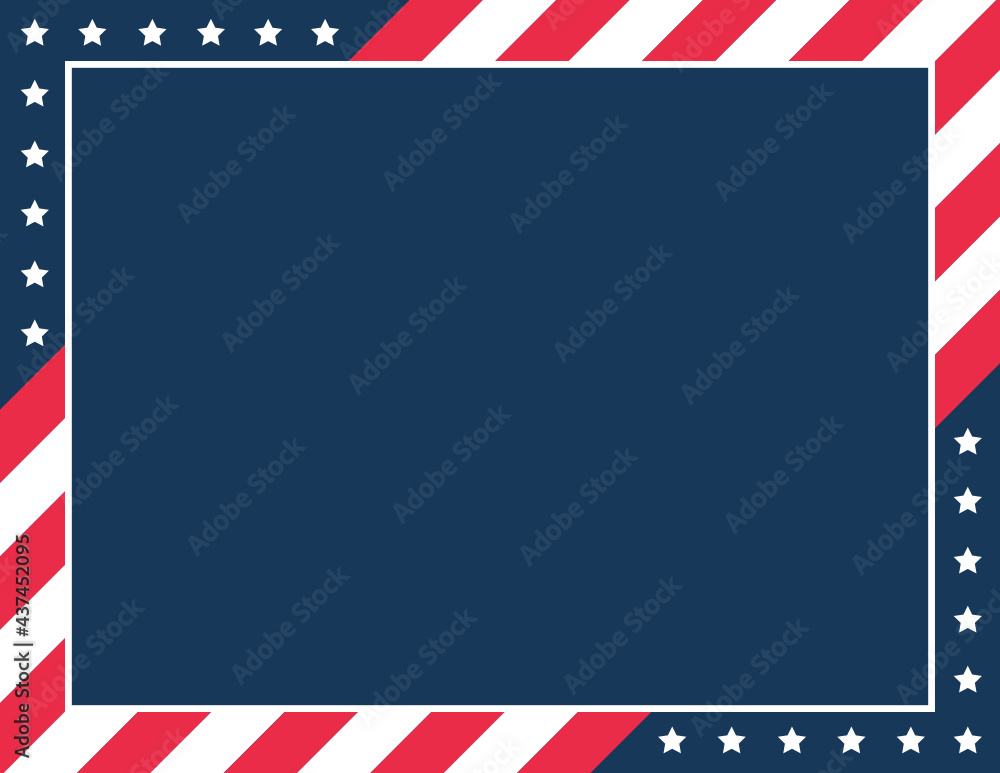 Patriotic Stars and Stripes, July 4th Banner, US Flag Banner, Memorial ...