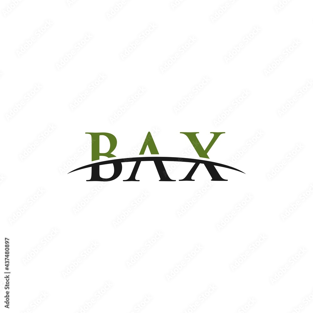 BAX initial swoosh horizon, letter logo designs corporate inspiration ...