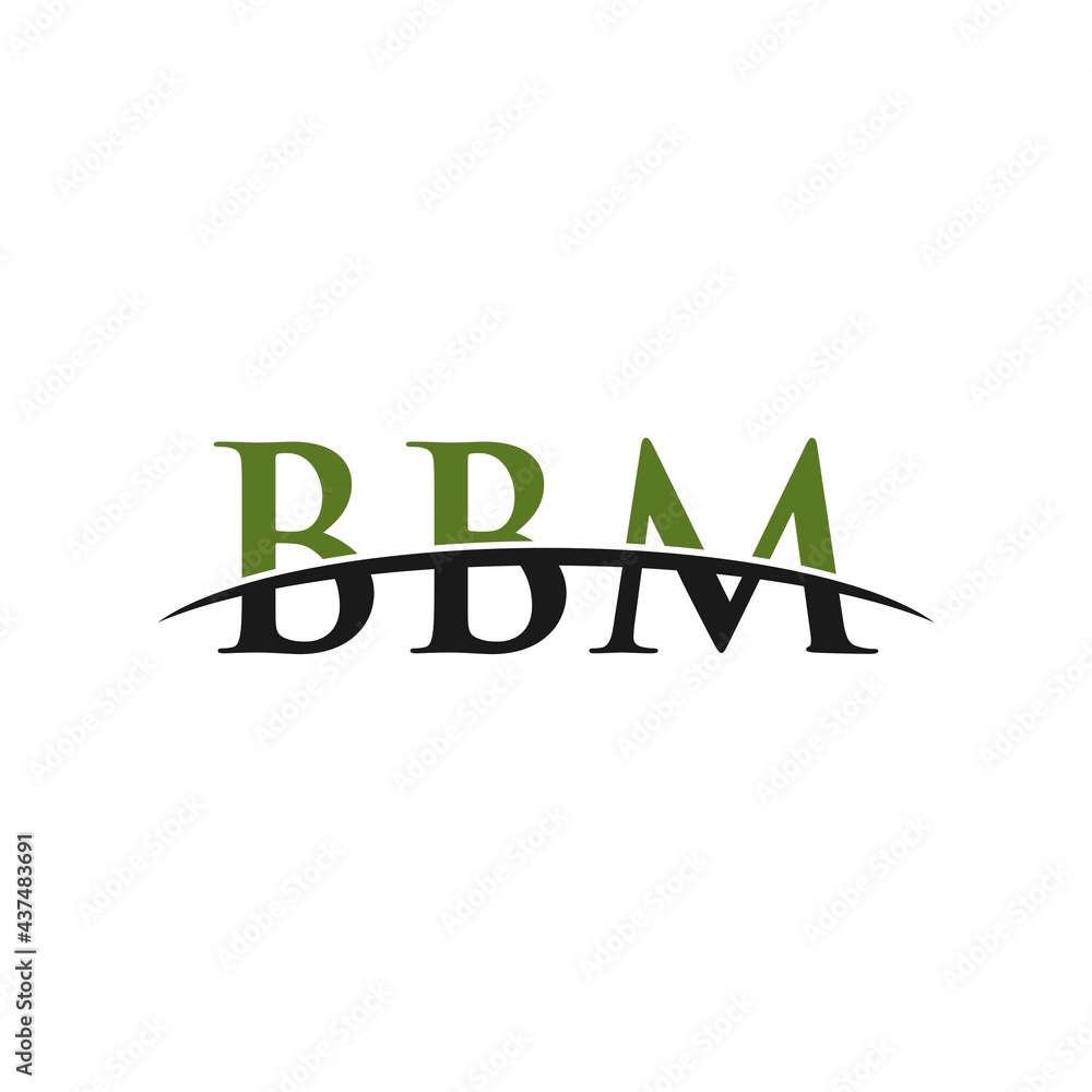 BBM initial swoosh horizon, letter logo designs corporate inspiration ...
