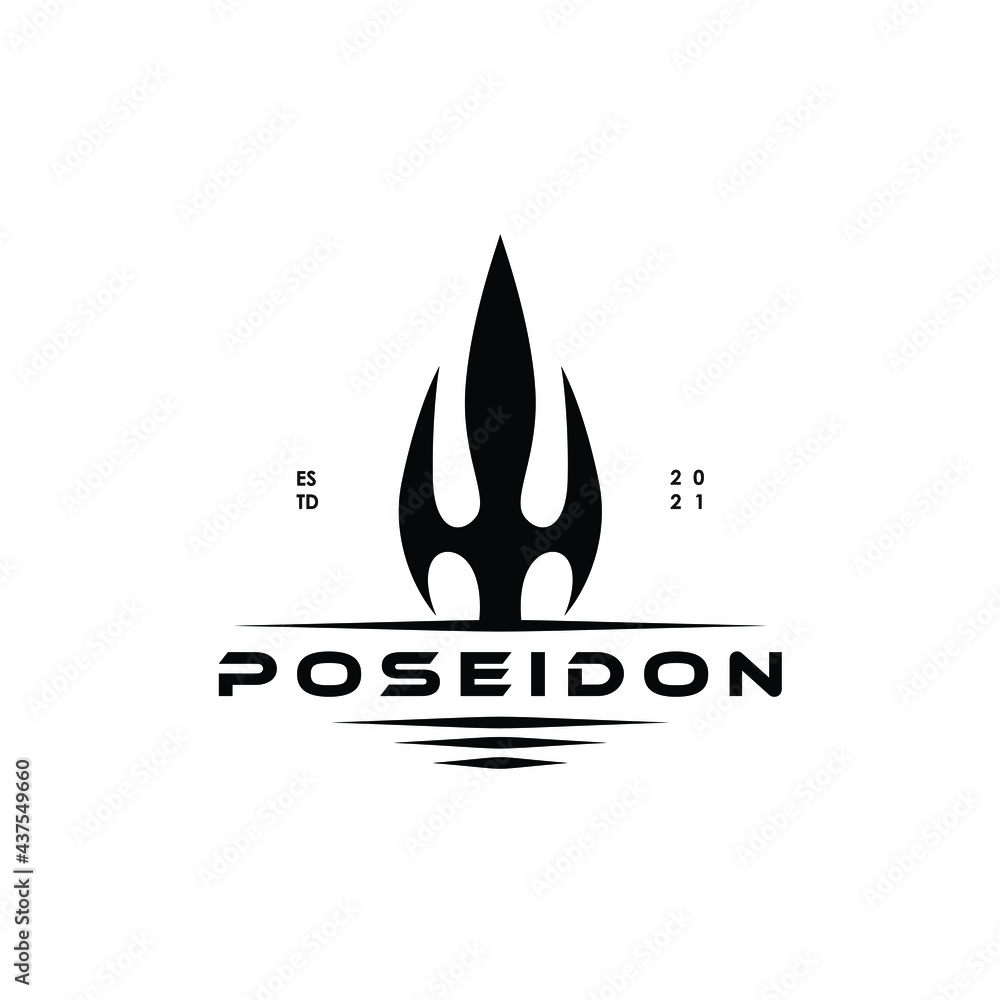 Poster modern future trident Poseidon Neptune Shiva goddess Hinduism ...